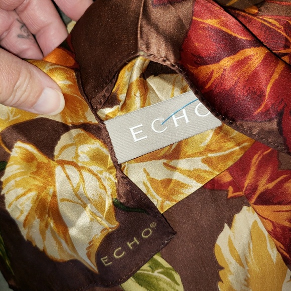 Echo | Accessories | Echo 0 Silk Scarf | Poshmark